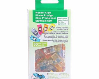 Wonder Clips by Clover Assorted Colors, Sewing Clips, Quilting Clips ...