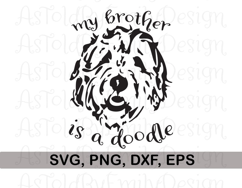My Brother is a Doodle SVG PNG Instant Download Digital Cut - Etsy