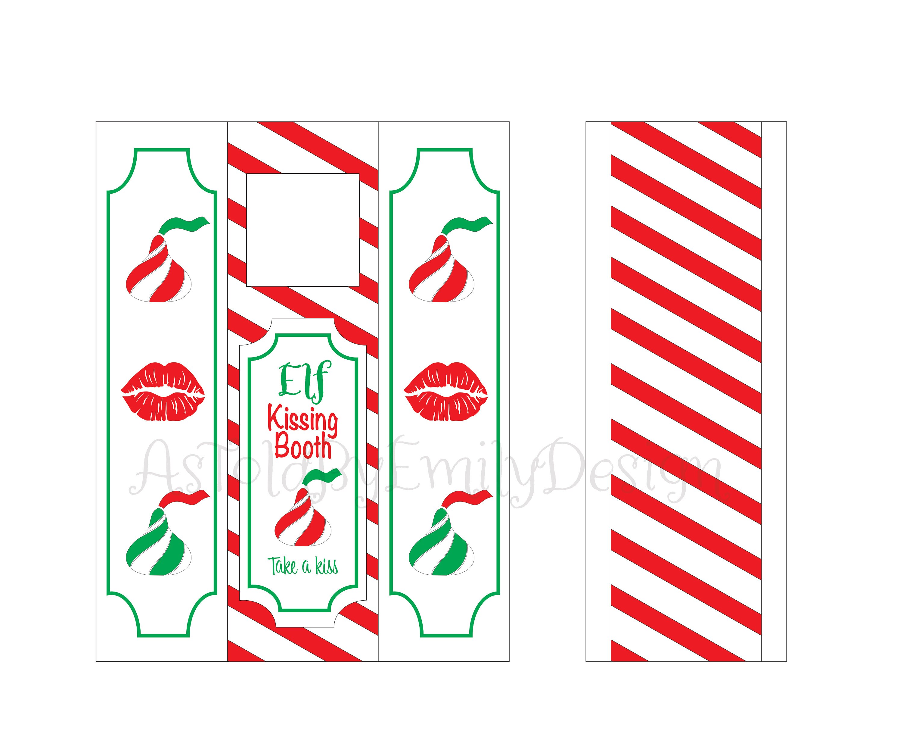 Kissing Booth Easy Elf Prop Printable Instant Download Digital - Etsy