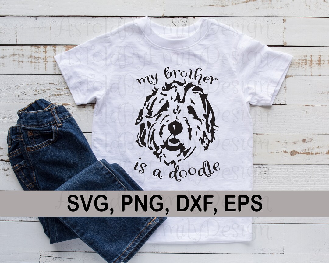My Brother is a Doodle SVG PNG Instant Download Digital Cut File - Etsy
