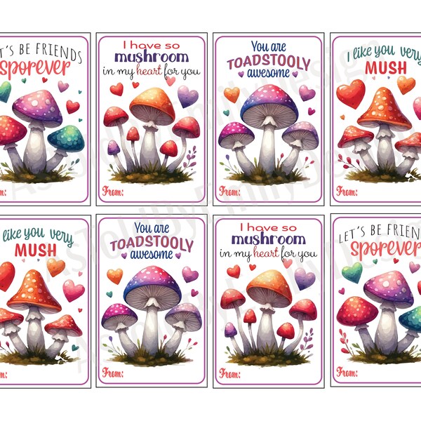 Mushroom Watercolor - Etsy