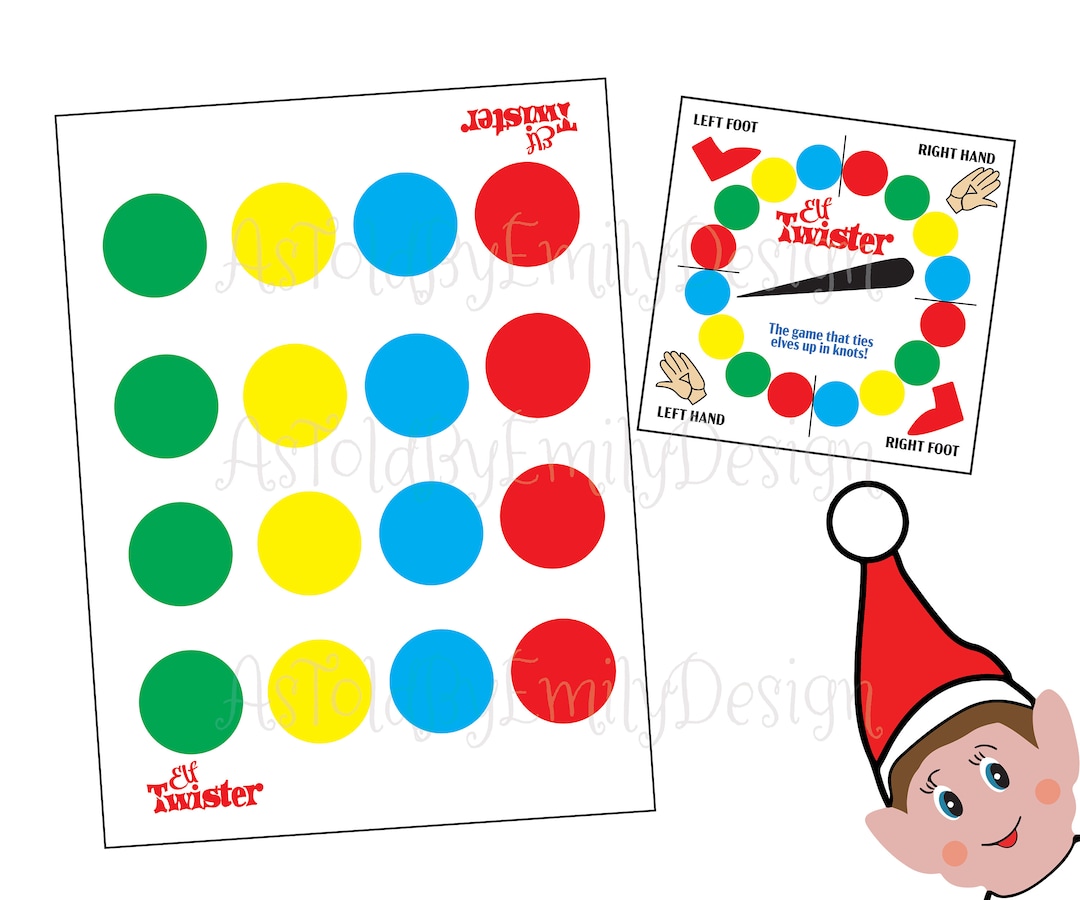 Christmas Elf Game Prop Printable PNG PDF Digital Download - Etsy Canada