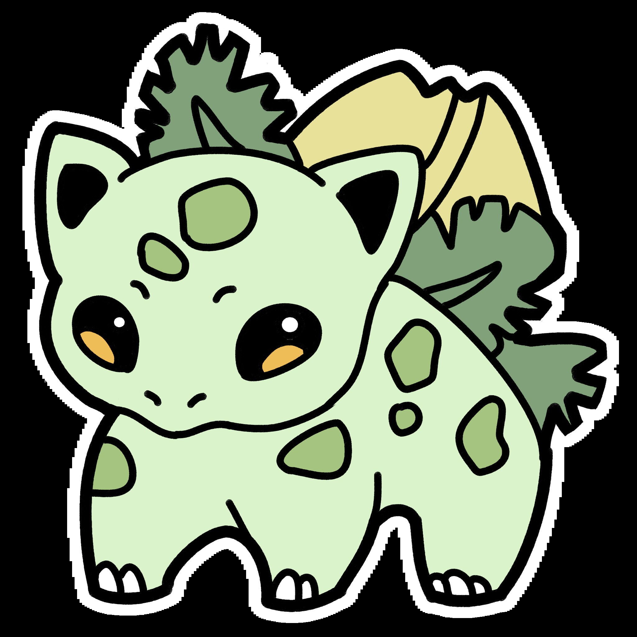Shiny Ivysaur Sticker 3 - Etsy