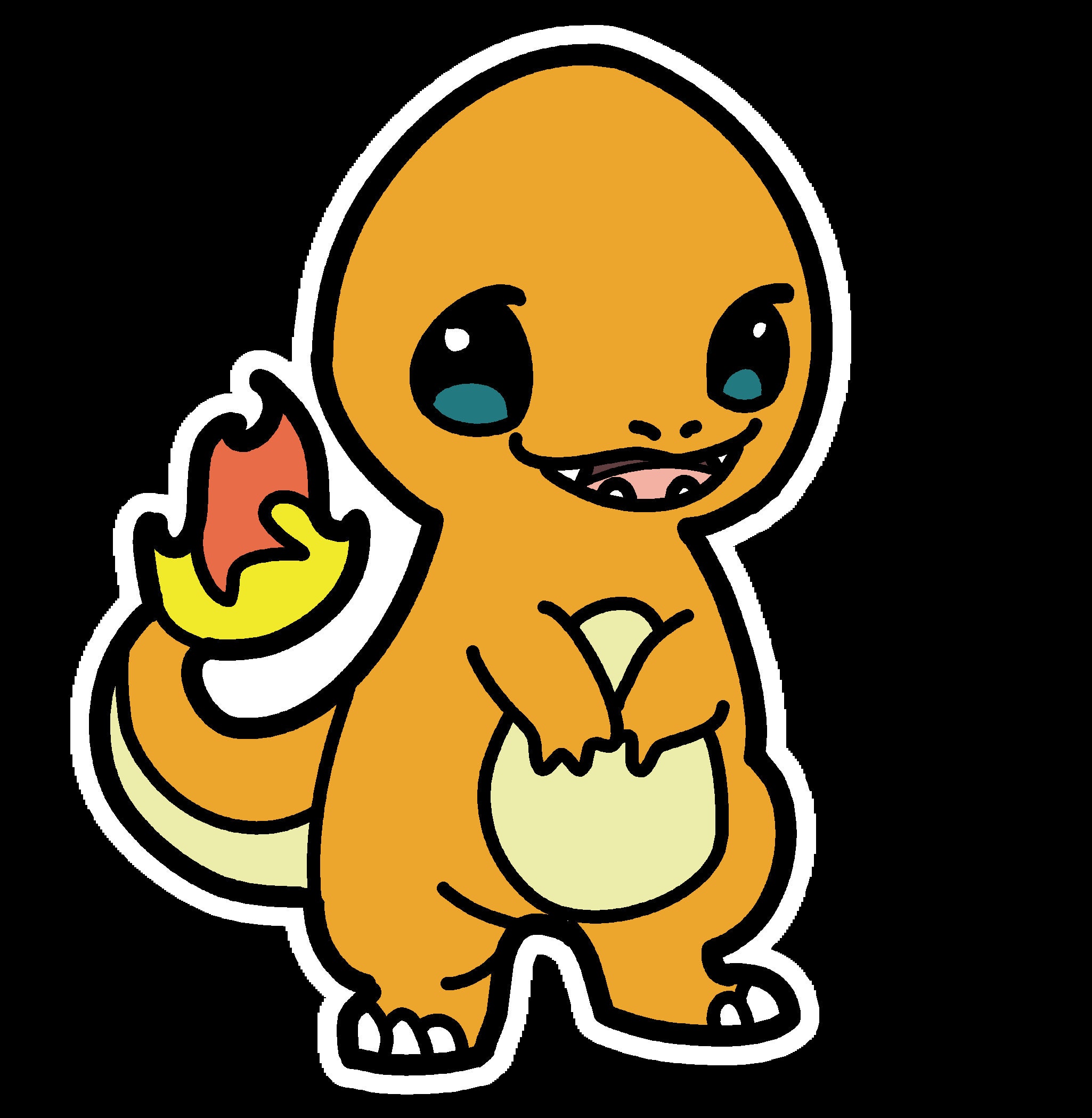 Charmander Sticker 3 - Etsy
