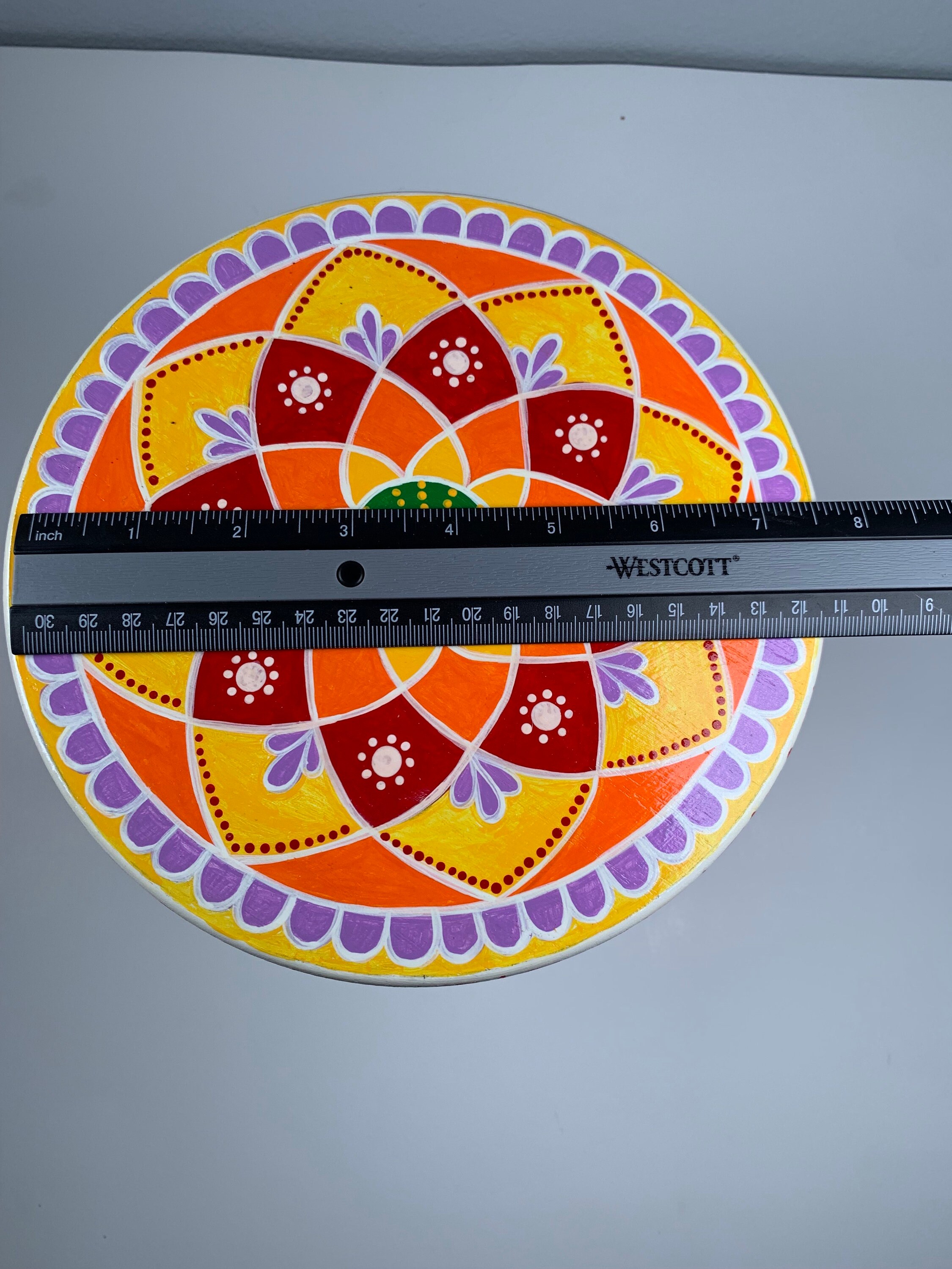 Mandala Art Stand /kolam Manai /peeta /pooja Stand/chowki/pazhakai ...