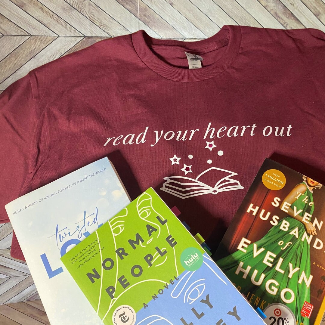 Read Your Heart Out, Book Lover Bookish Shirt - Etsy