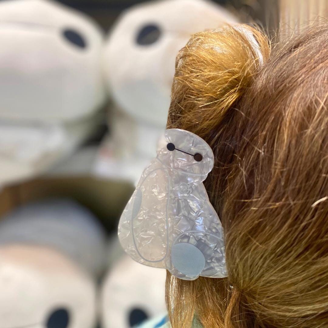 Baymax Health Companion Claw Hair Clip - Etsy