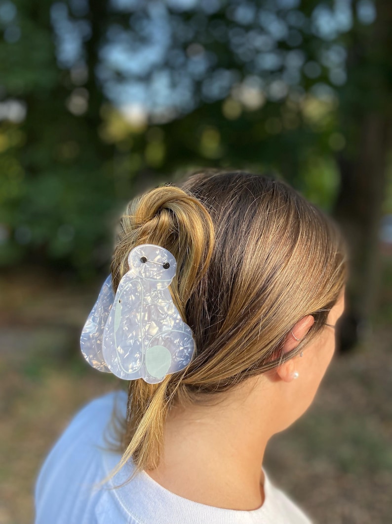 Baymax Health Companion Claw Hair Clip - Etsy