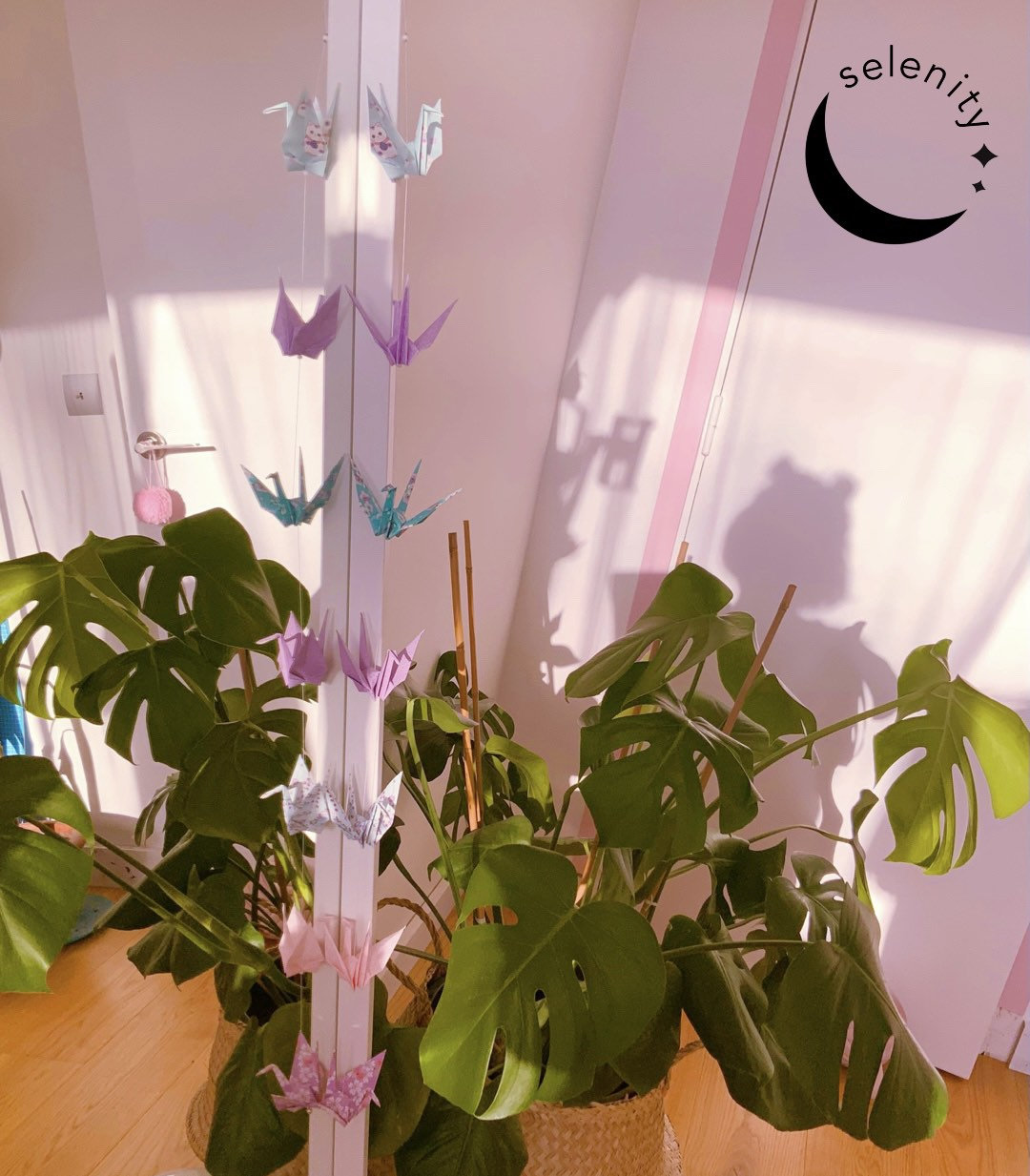 Wisteria Garland Origami Cranes Made From Traditional Japanese ...