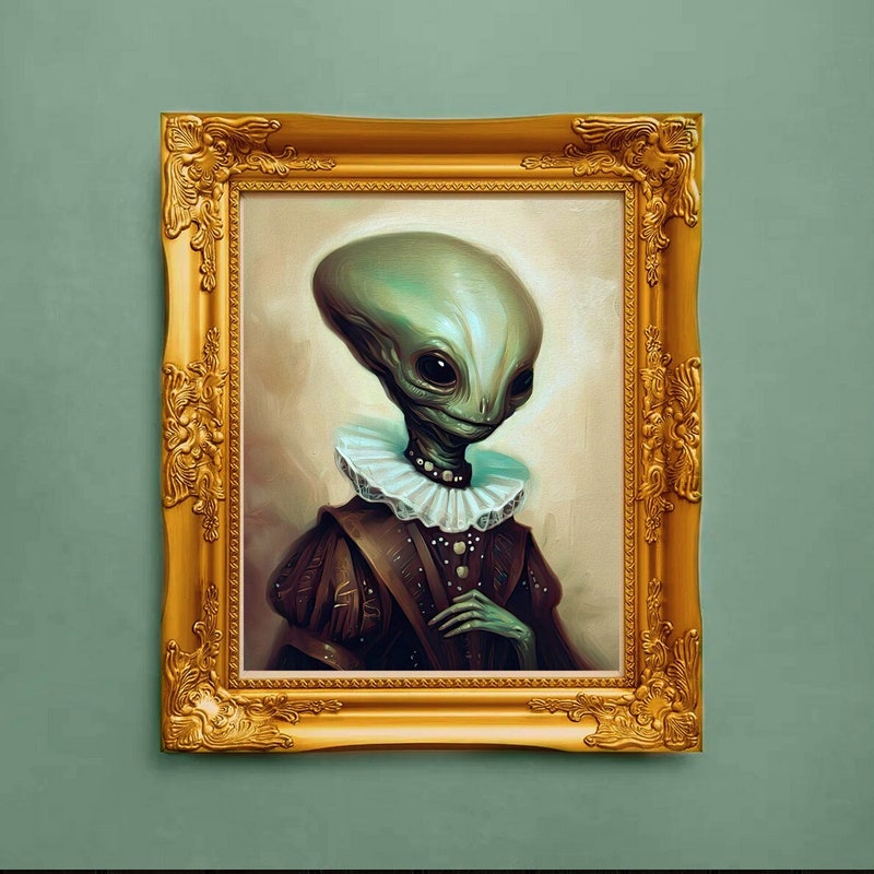 Alien Art - Etsy