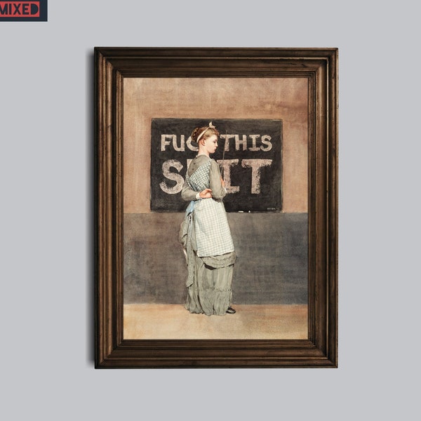 Funny Art Print - Etsy