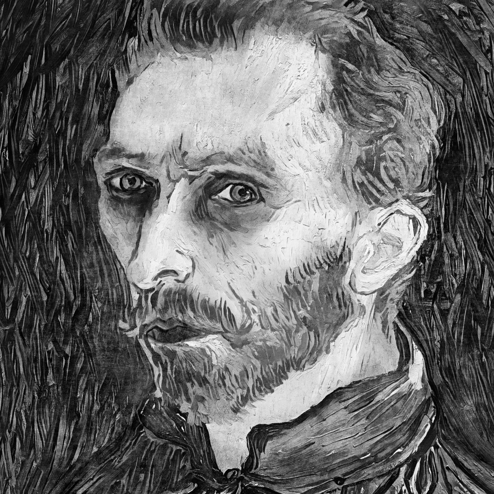 Van Goth Altered Vintage Famous Art Van Gogh Dark Fun Wall Art | Etsy