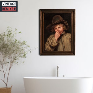 You Stink Funny Bathroom Art Print, Altered Vintage Art Painting Smelly ...