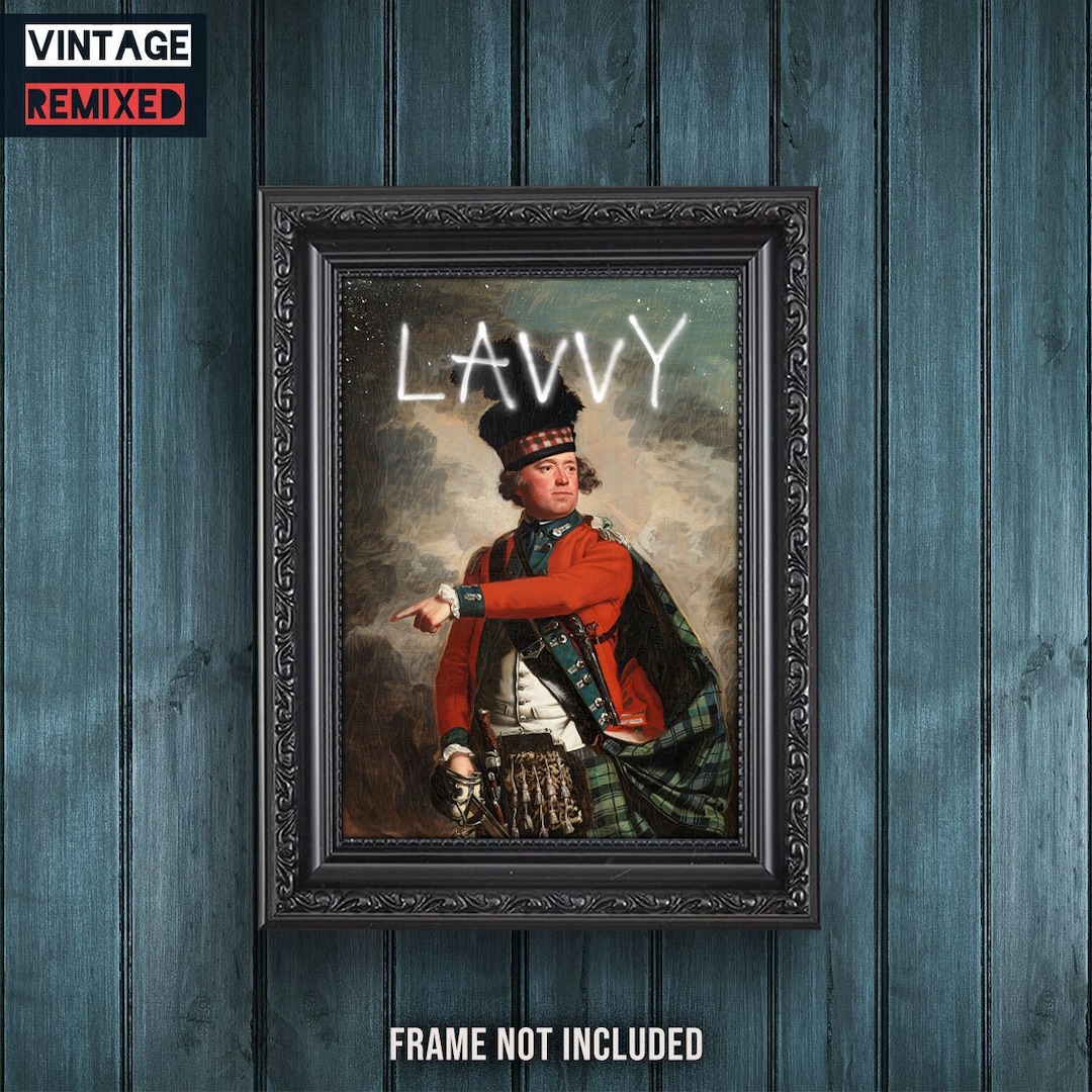 Lavvy Funny Bathroom Art Print, Scottish Toilet Sign Slang Altered ...