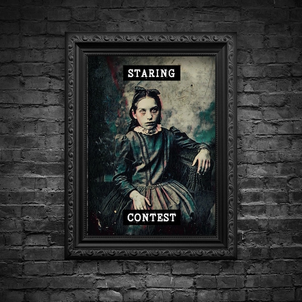 Creepy Portrait - Etsy