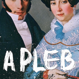 PLEB Funny Altered Vintage Painting Rude Sarcastic Posh Slang Quirky ...