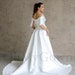 Off the Shoulder Wedding Dress, Minimalist Wedding Dress, off Shoulder ...