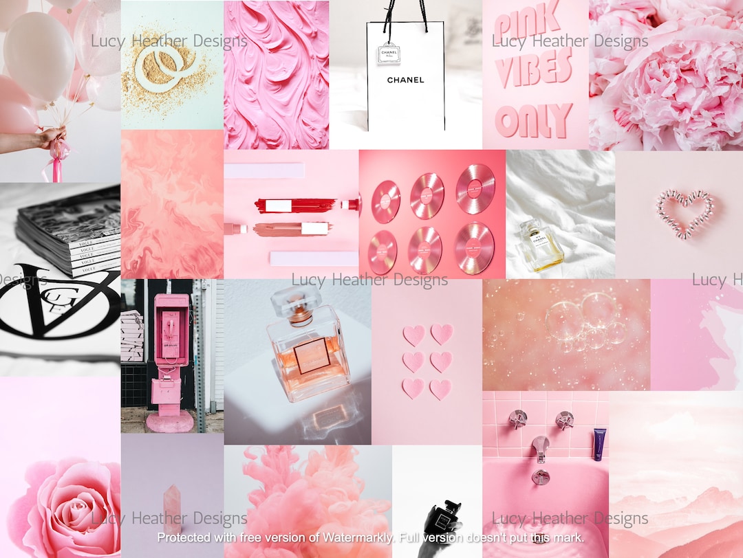 Pink Computer Wallpaper / Background - Etsy