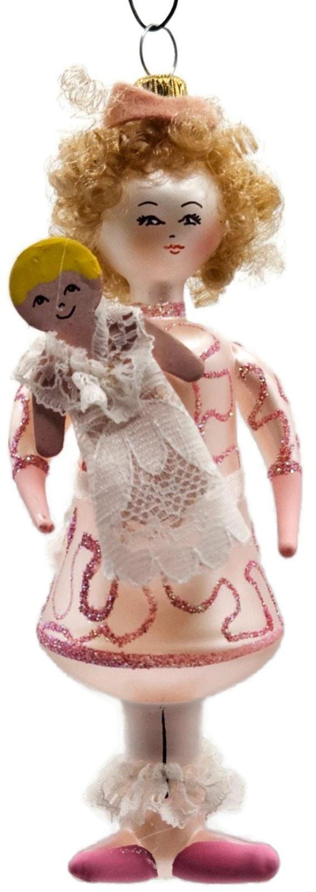Soffieria De Carlini Little Girl With Doll Italian Glass Christmas Tree ...