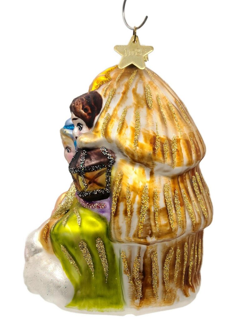 Inge Glass Nativity Scene Baby Jesus Mary Manger Christmas Holiday ...