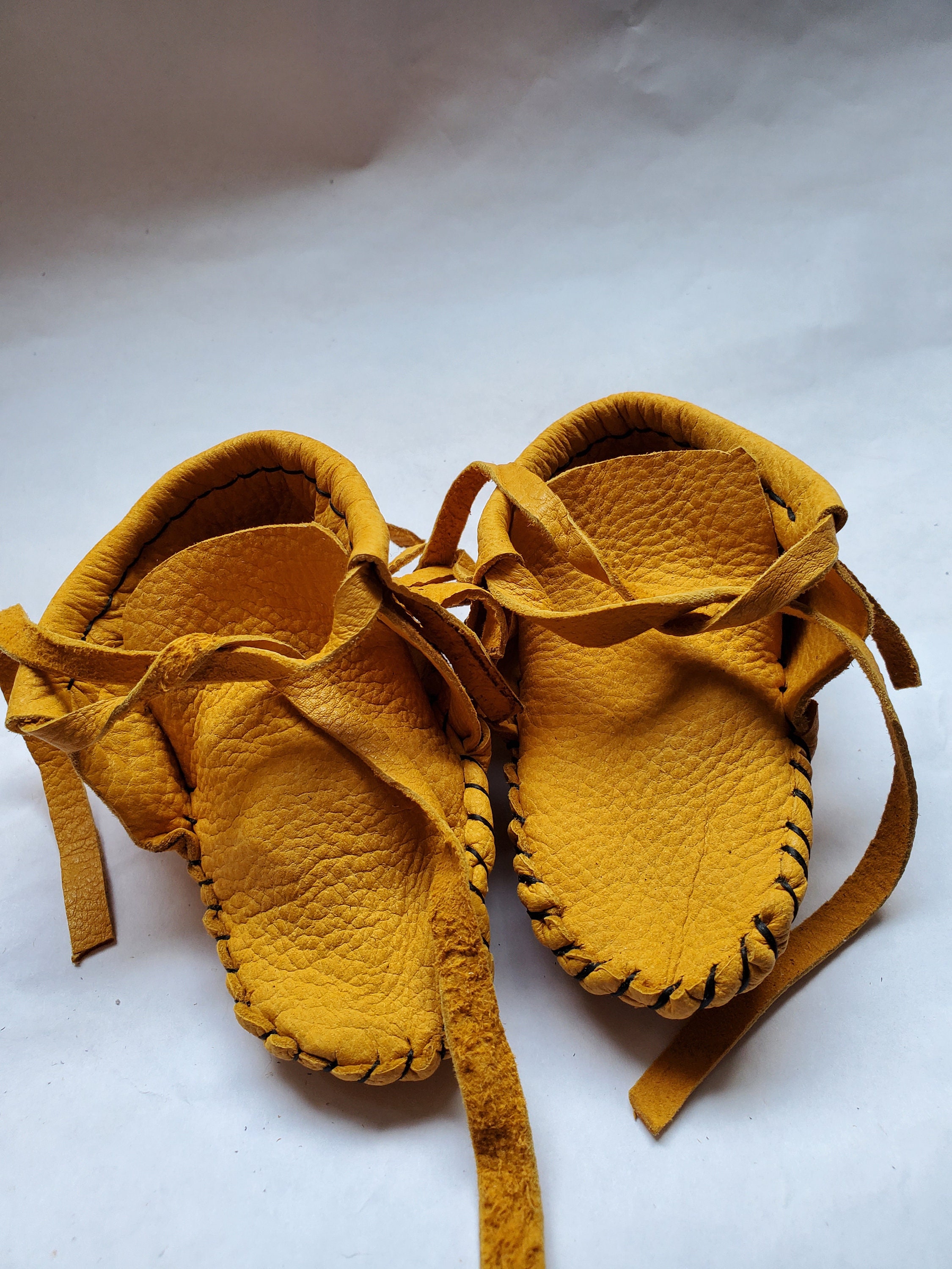 Handmade Deer Skin Baby Moccasins - Etsy New Zealand