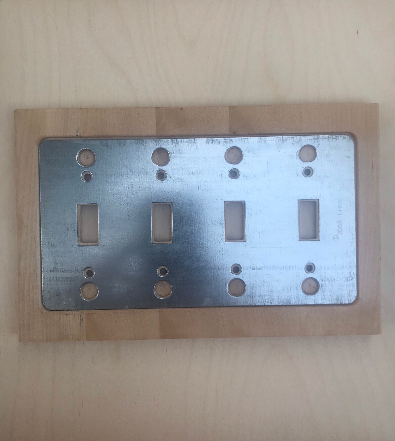 4 Toggle Wooden Mushroom Lightswitch Cover Quad Light Switch - Etsy