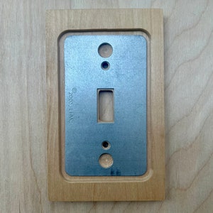 Wooden Dogwood Flower Engraved Light Switch Cover - Floral Wall Plate ...