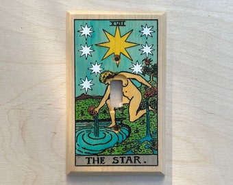 Hand Painted Tarot Card Light Switch Cover - the Lovers (VI ...