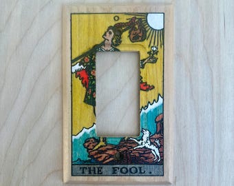 Hand Painted Tarot Card Light Switch Cover - the Sun Lightswitch Cover ...