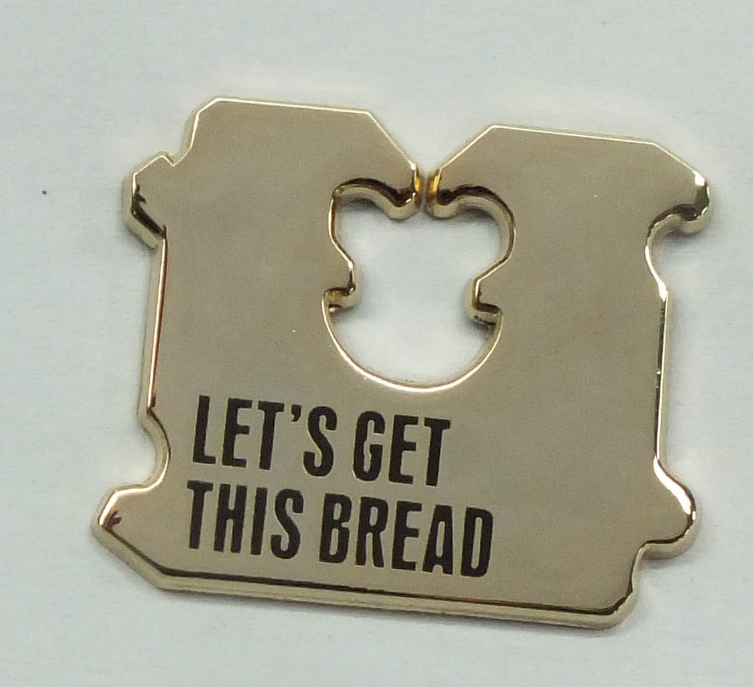 Let's Get This Bread - Bread Bag Clip Enamel Pin - Etsy