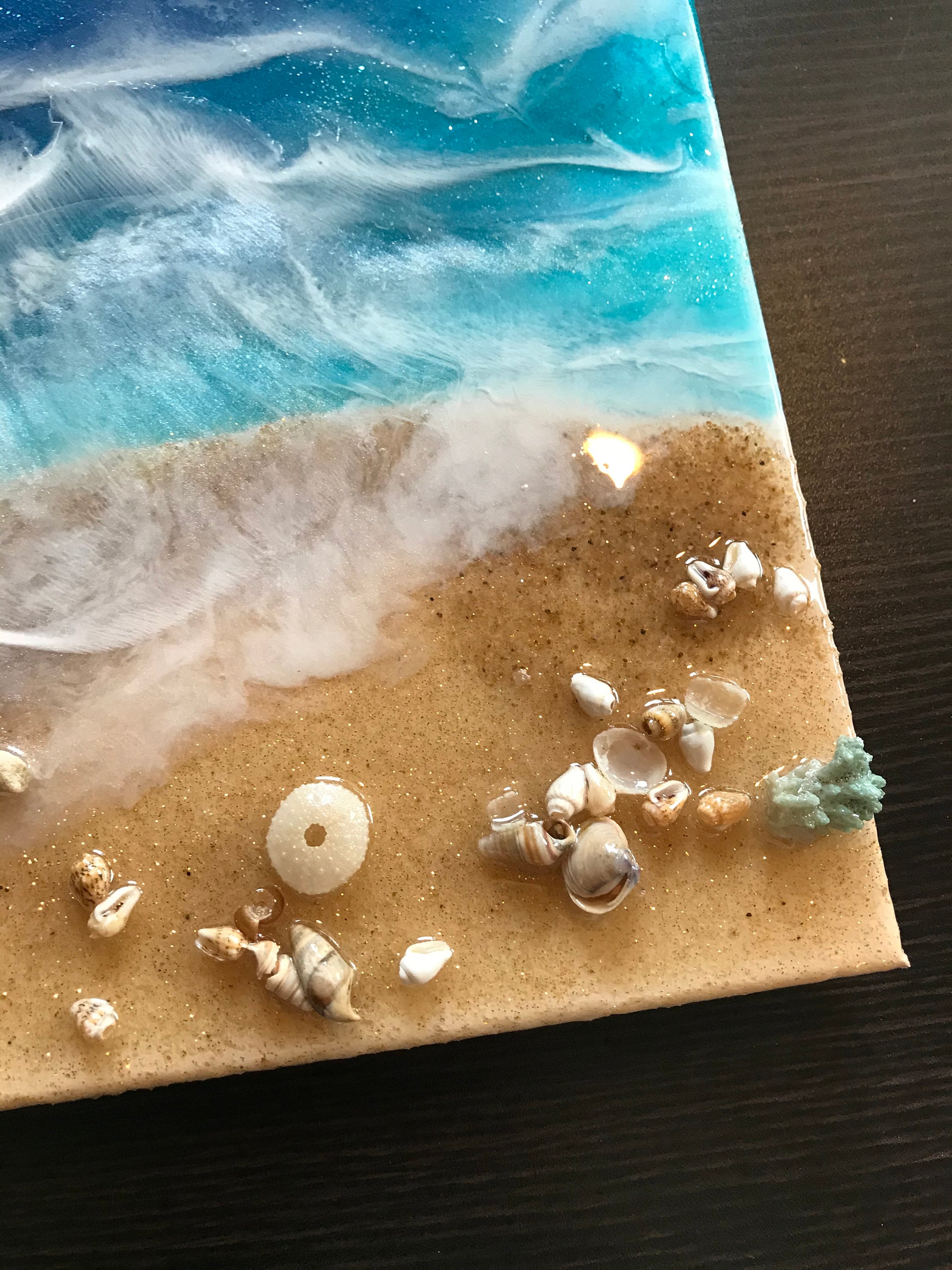 Resin Beach Scene - Etsy