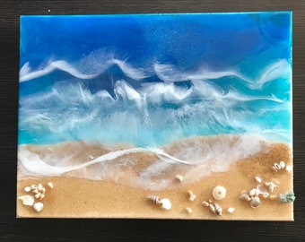Resin Beach Scene | Etsy