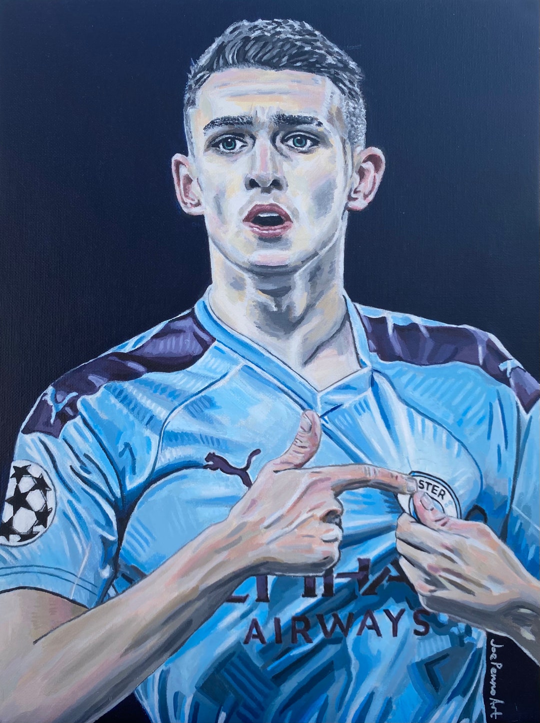 Phil Foden Print - Etsy UK