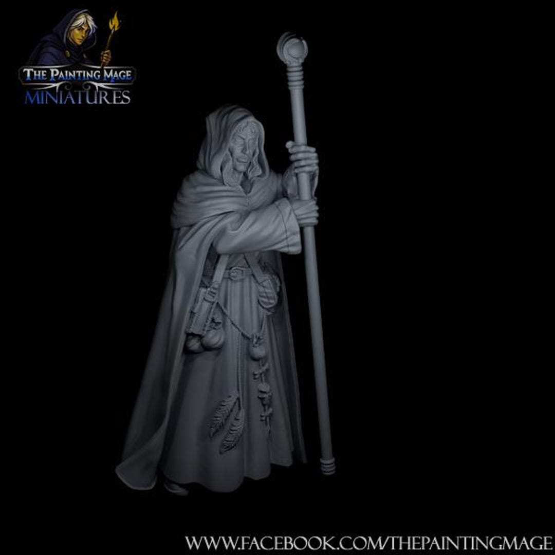Raistlin Wizard, Mage, Sorcerer, - Resin Fantasy Miniature - Dnd ...