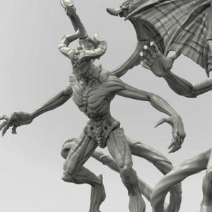Night-gaunt Lovecraft Mythos Resin Miniature Set | Shadow of Dunwich ...