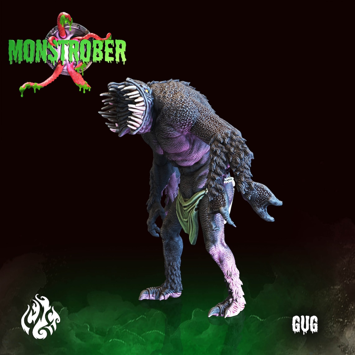 Gug Lovecraft Monster Tabletop Miniature Monstrober 2021 - Etsy