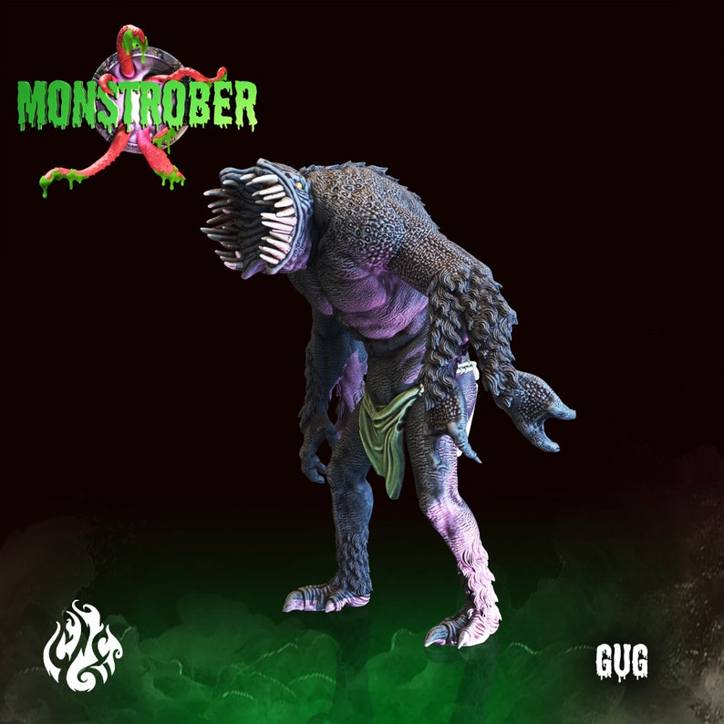 Gug Lovecraft Monster Tabletop Miniature Monstrober 2021 - Etsy