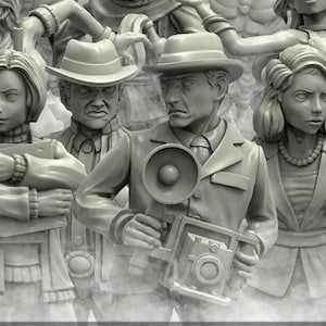 Ultimate Cthulhu Investigators Lovecraft Resin Miniature Set of 33 ...
