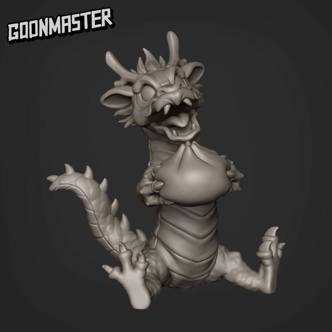 Baby Dragons Resin Miniature Set | Sky Elves | Goon Master Games - Etsy