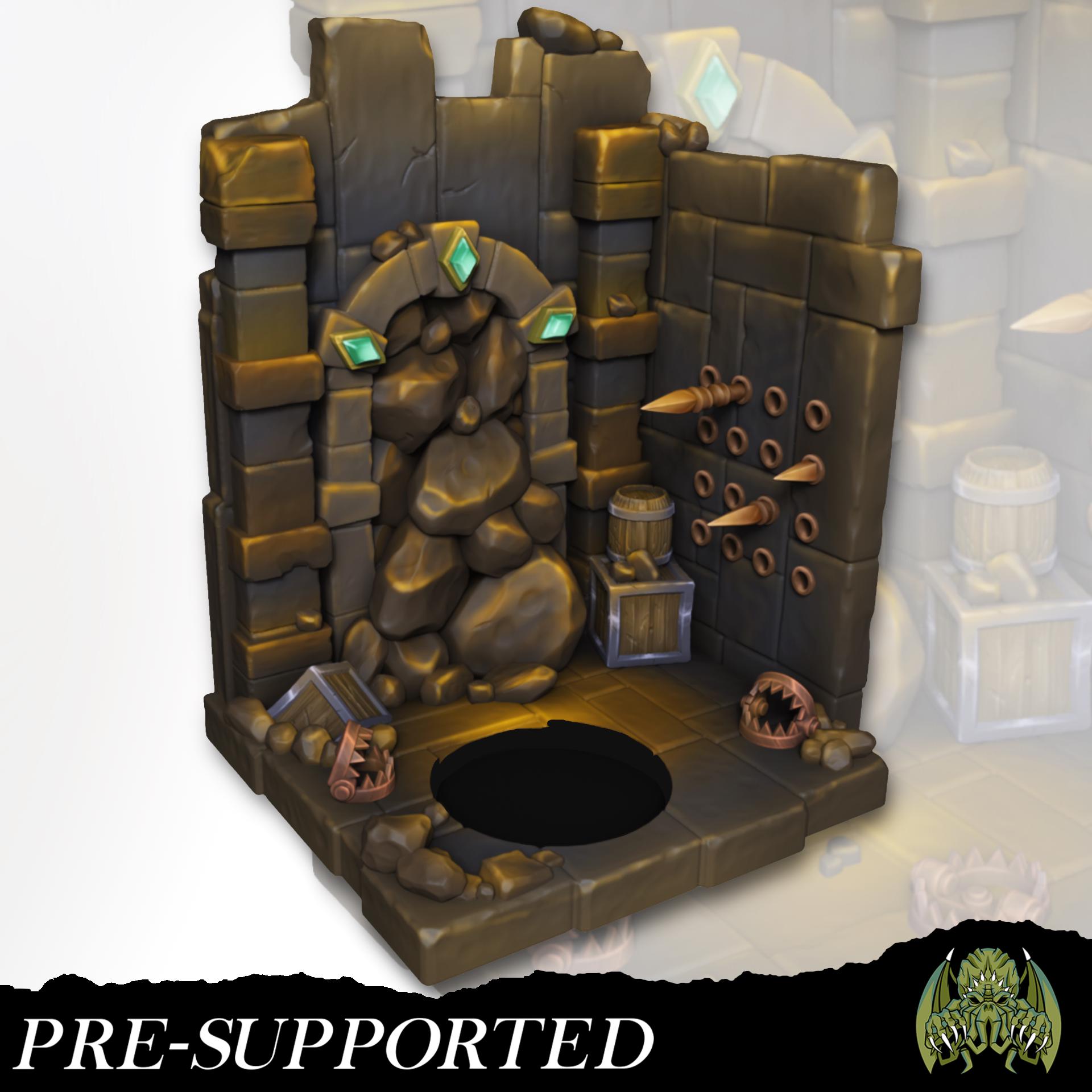 Draxa the Orc Warrior Diorama | UNPAINTED | Miniatures of Madness - Etsy