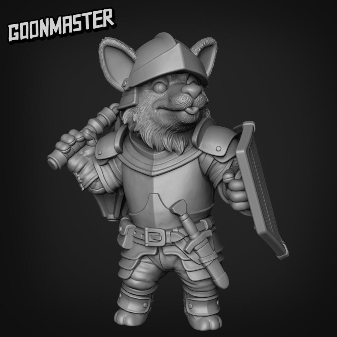 Corgi Knights Resin Miniature Set | Corgi Collective | Goon Master ...