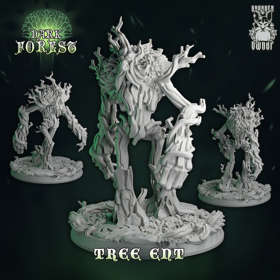 Tree Ent Resin Miniature Dark Forest Tabletop Series | Etsy