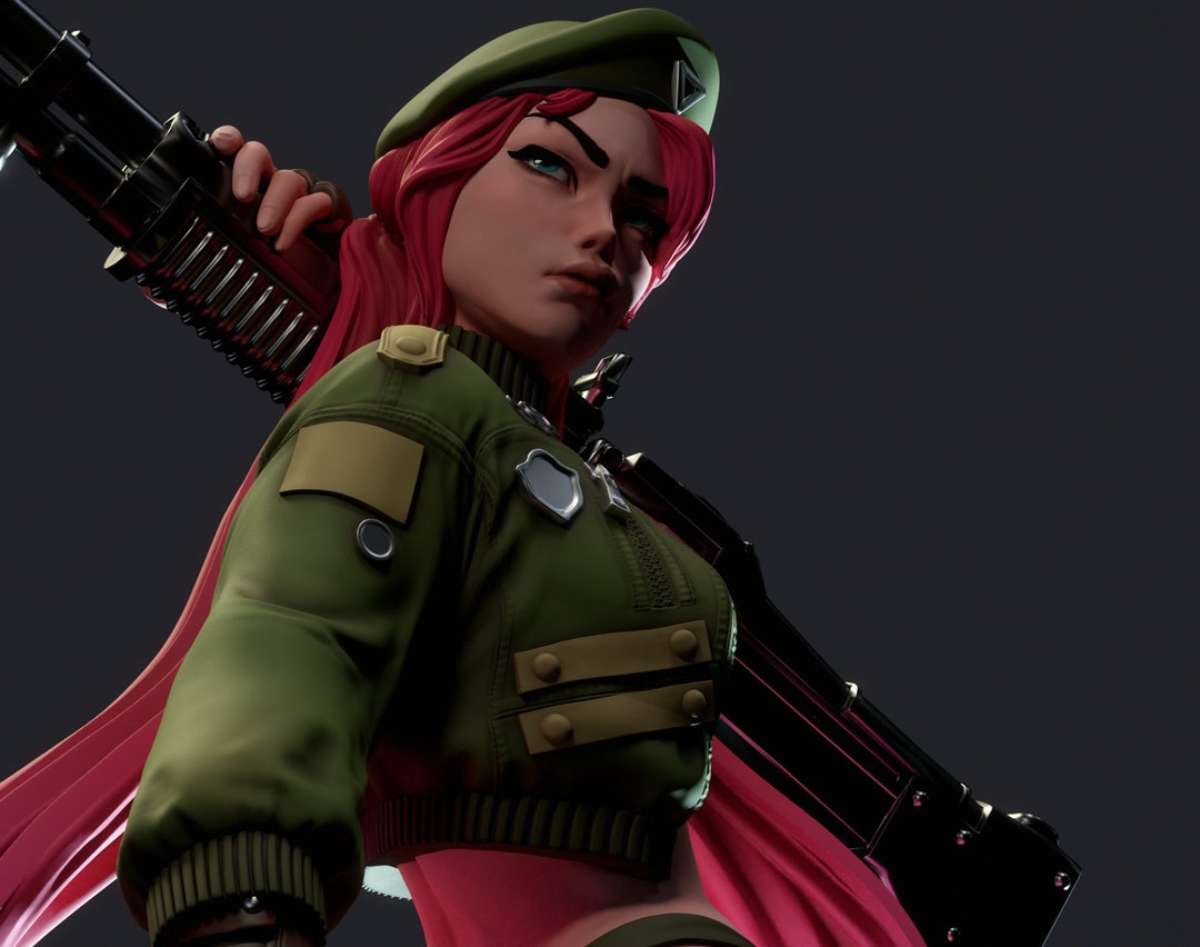 Sergeant Kelly Military Pinup Statue & Miniature With Variants | Mini ...