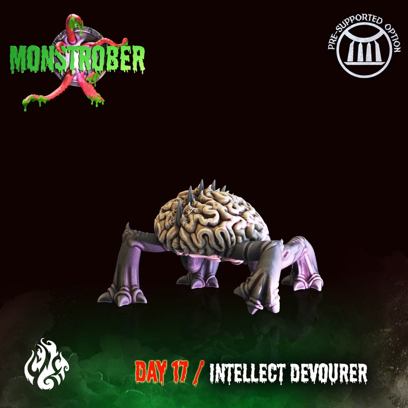 Intellect Devourer Tabletop Miniature Monstrober 2021 | Etsy Intellect Devourer Tabletop Miniature Monstrober 2021 | Etsy