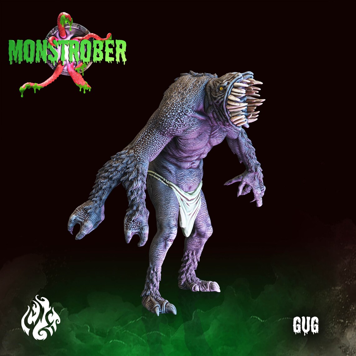 Gug Lovecraft Monster Tabletop Miniature Monstrober 2021 - Etsy
