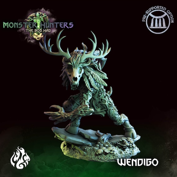 Wendigo Tabletop Figure Monster Hunters Collection - Etsy