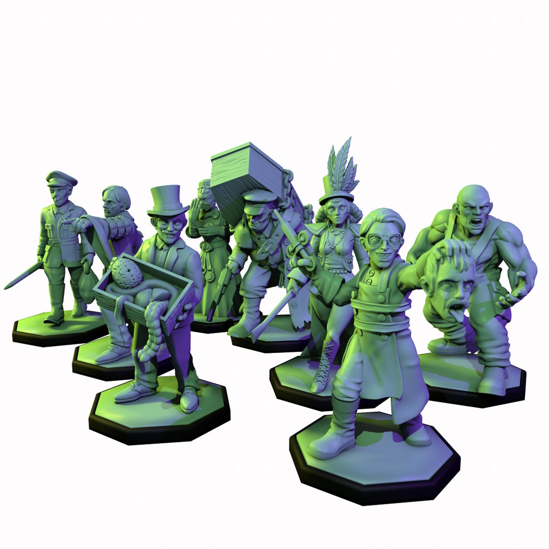 West's Investigators Lovecraft Resin Miniature Set | Herbert West's ...