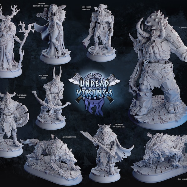 Undead Dwarf Miniature - Etsy