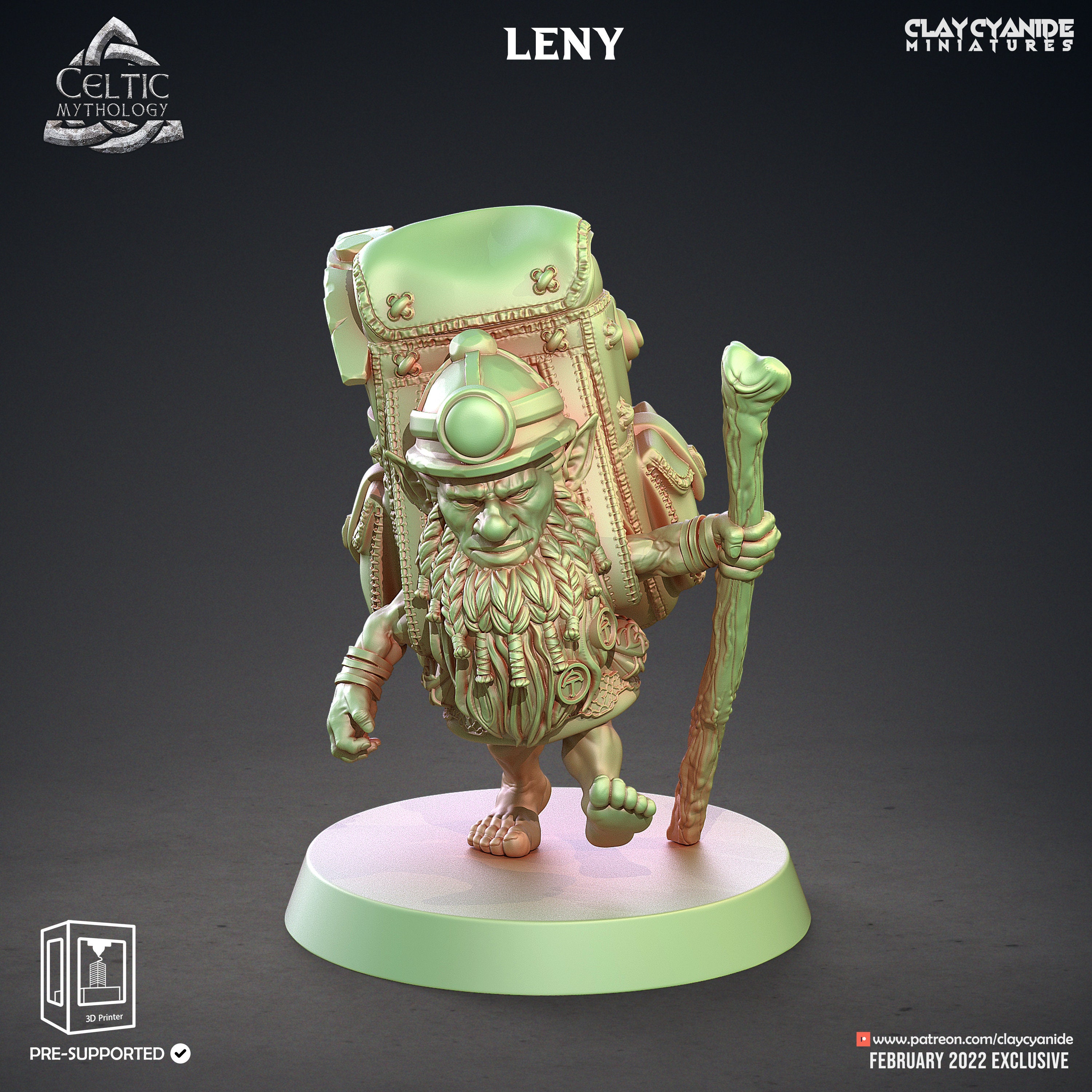 Coblynau Gnomes Resin Miniature Set Celtic Mythology Series - Etsy