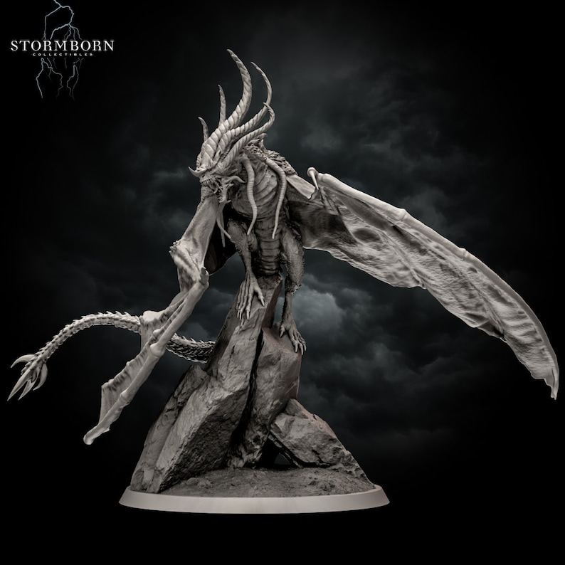 Abeloth the Accursed Dragon Tabletop RPG Miniature Stormborn - Etsy